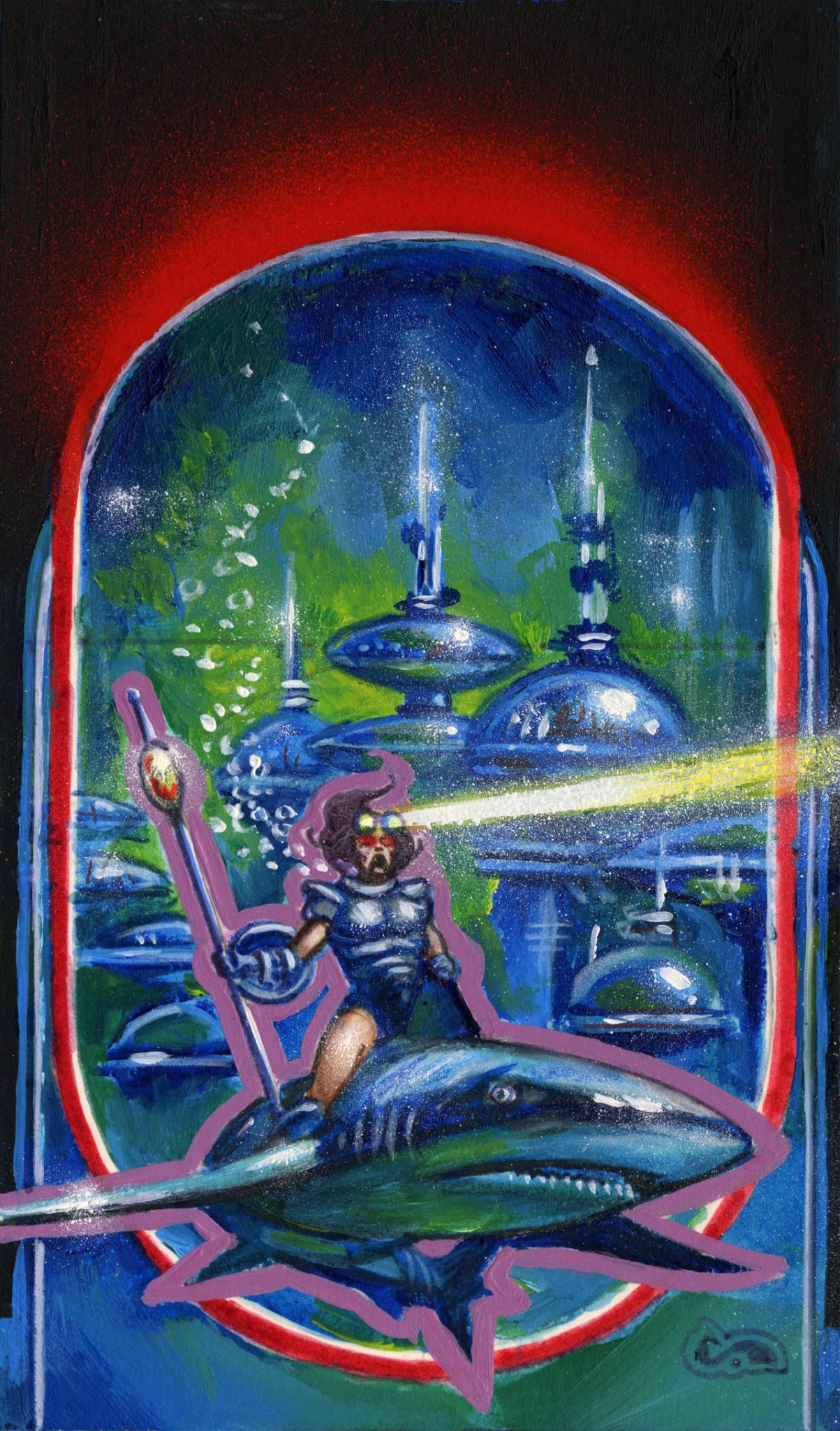 City Under the Sea Color Preliminary – Clyde Caldwell Online